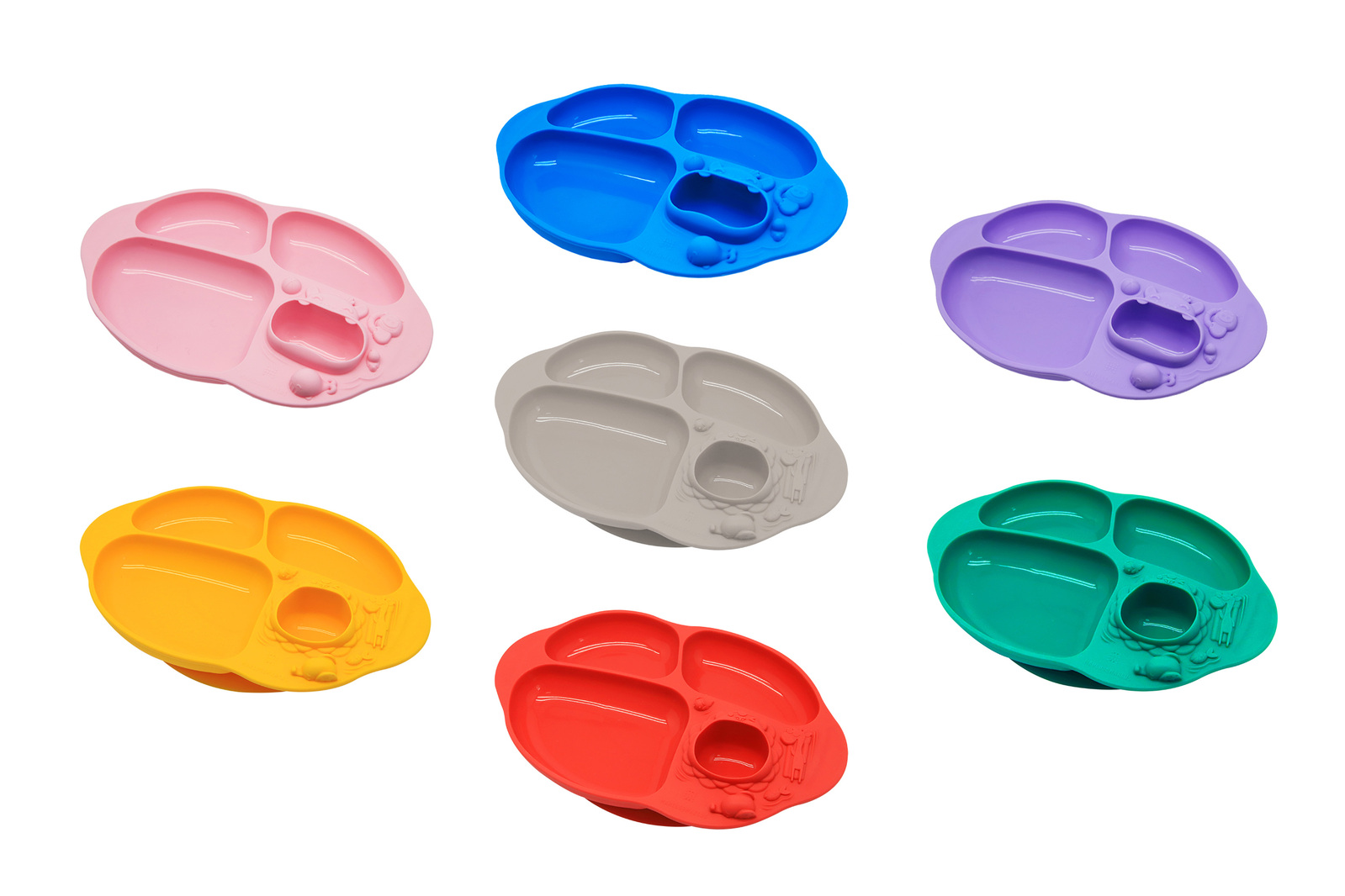 Yummy Suction Divided Plate